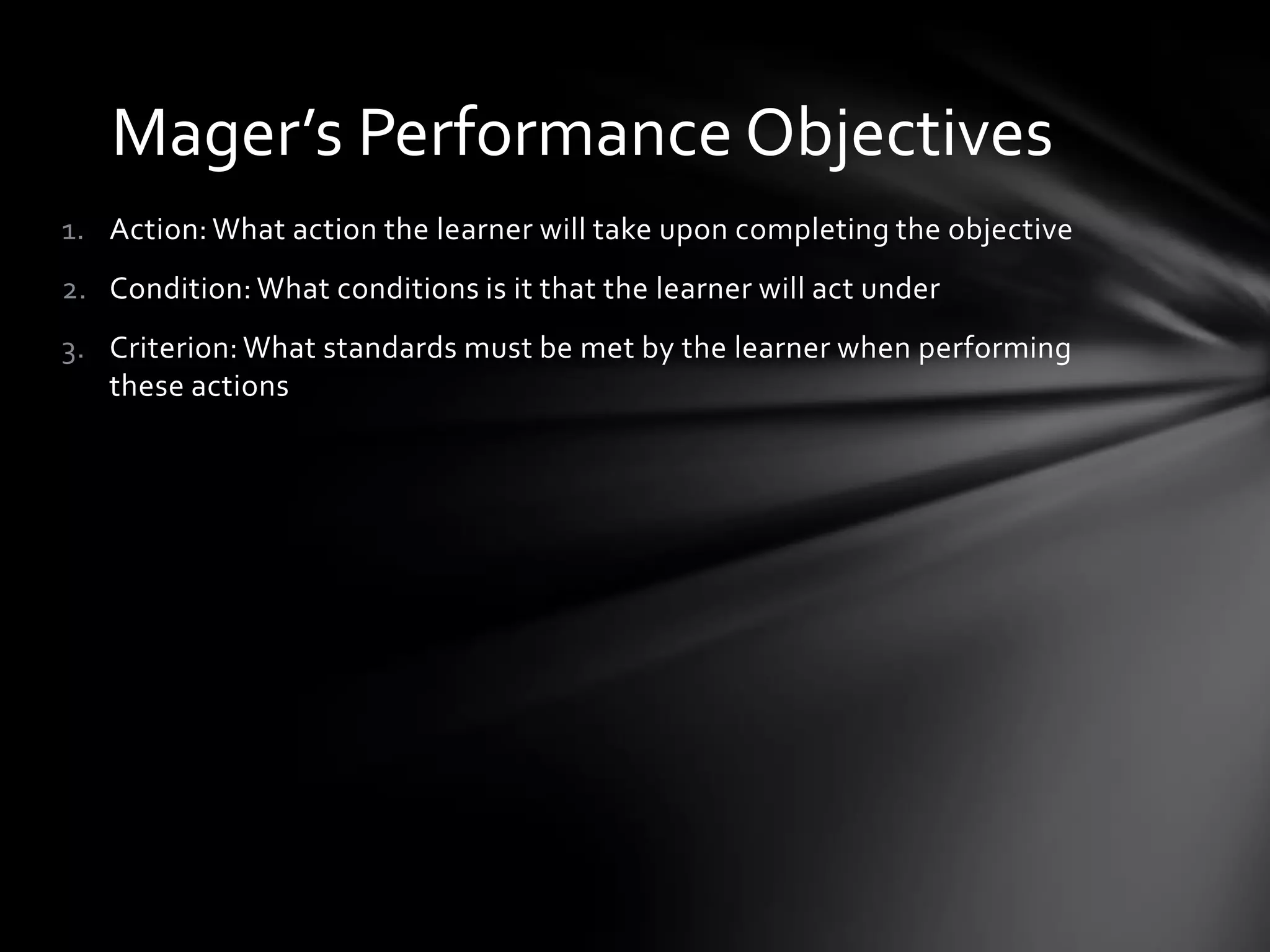 Instructional Design Goals And Objectives Ppt