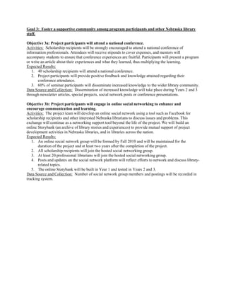 Goals Objectives Reporting for Program Evaluation | PDF | Free Download