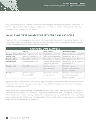 Goals And Outcomes | PDF