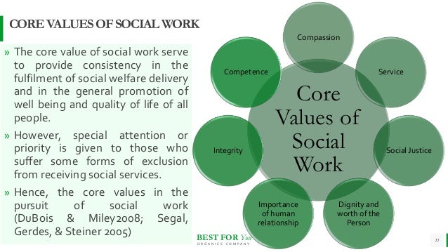 GOALS AND SCOPE OF SOCIAL WORK