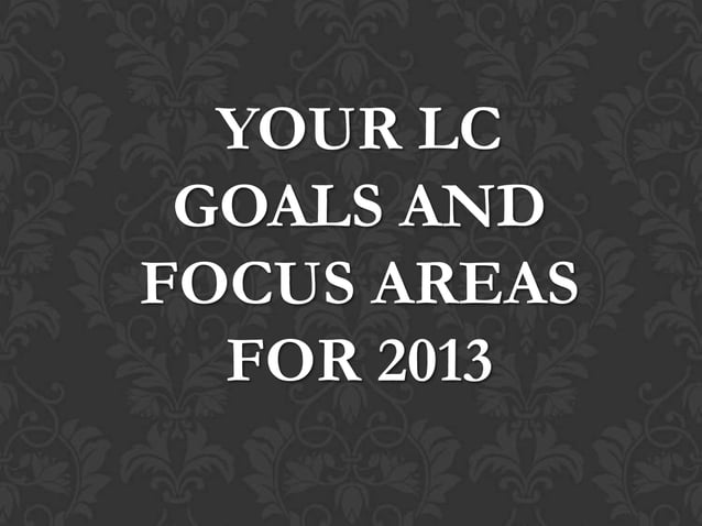 Goals and focus areas of the Programmes | PPT