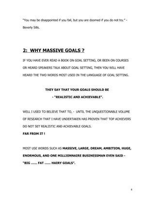 David Hyner - Goals Booklet | DOC