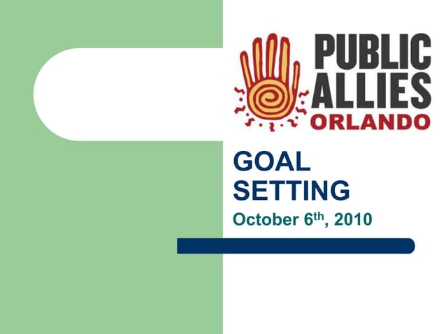 Goal Setting | PPTX