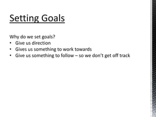 Goal setting Intro 10SPS | PPTX