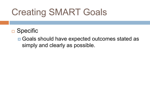 Goal Setting PowerPoint
