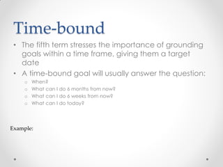 Goal setting | PPT