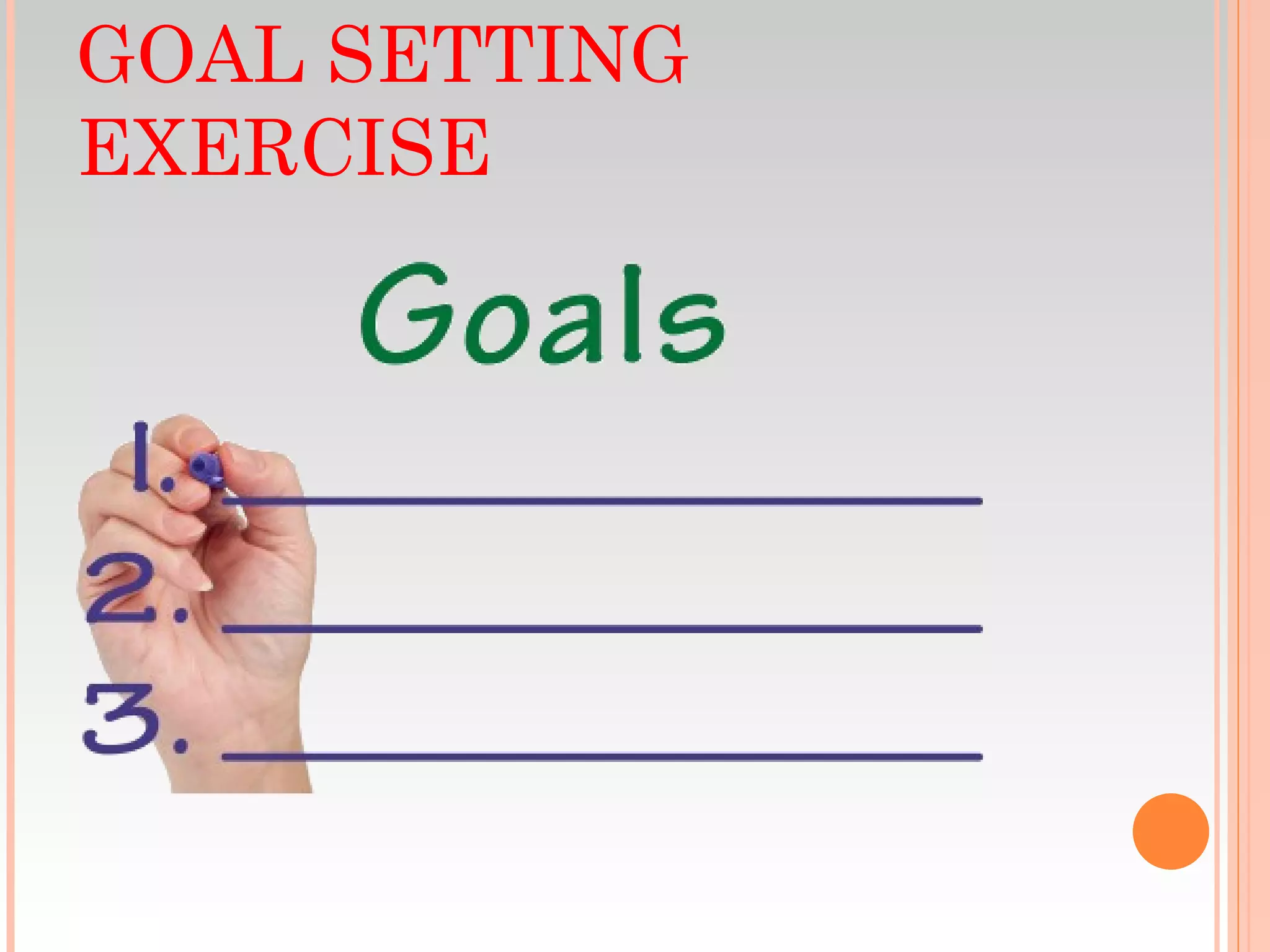 Goal setting | PPT