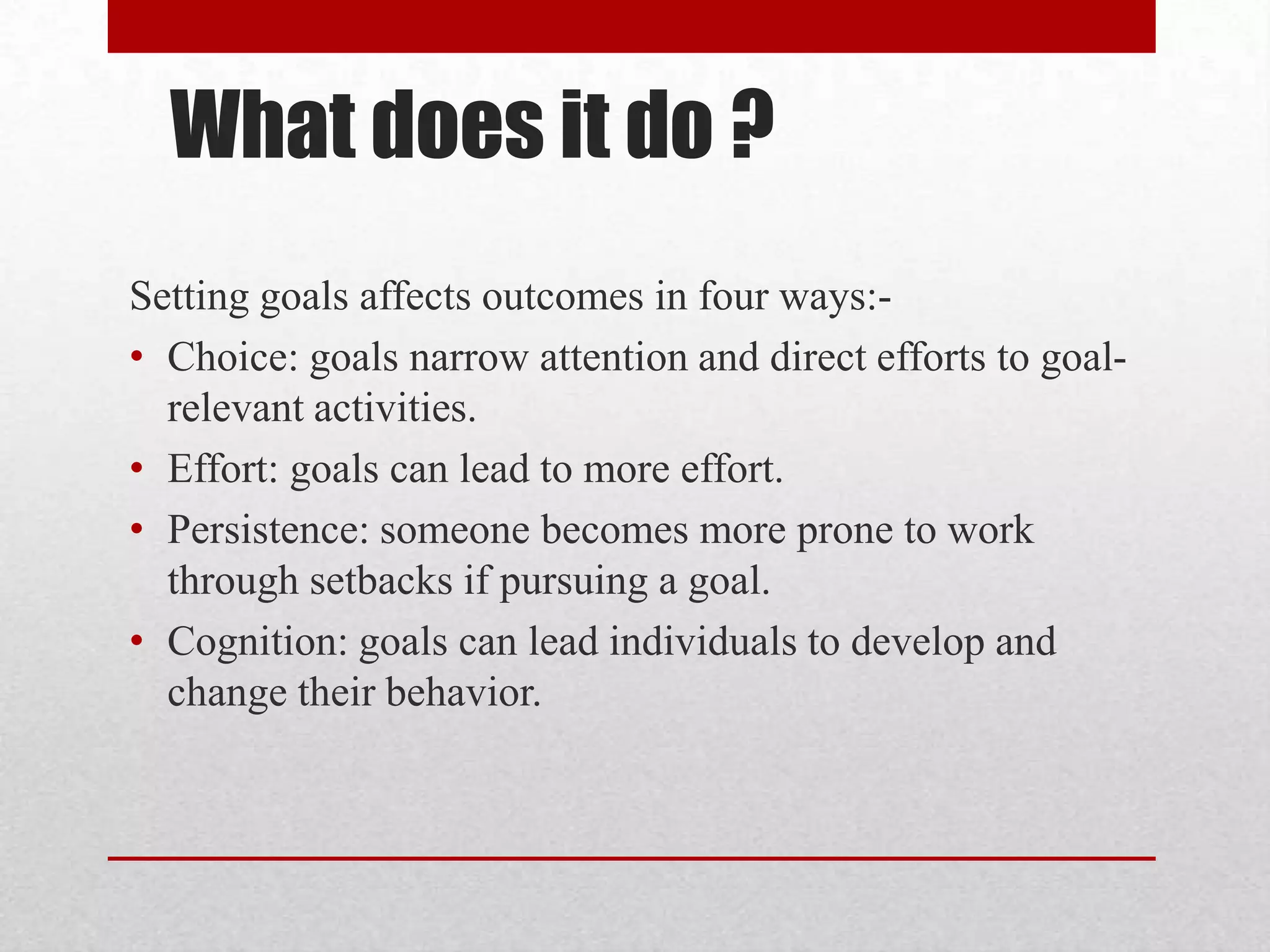 Goal setting | PPTX