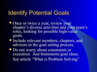 Goal setting | PPT