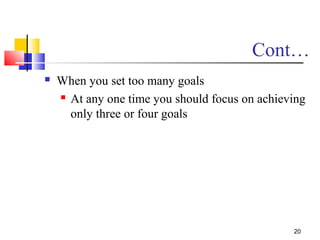 Goal setting | PPT