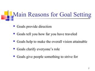 Goal setting | PPT