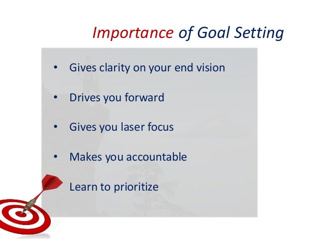 Goal setting