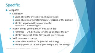 Goal Setting for Behavior Change | PPTX