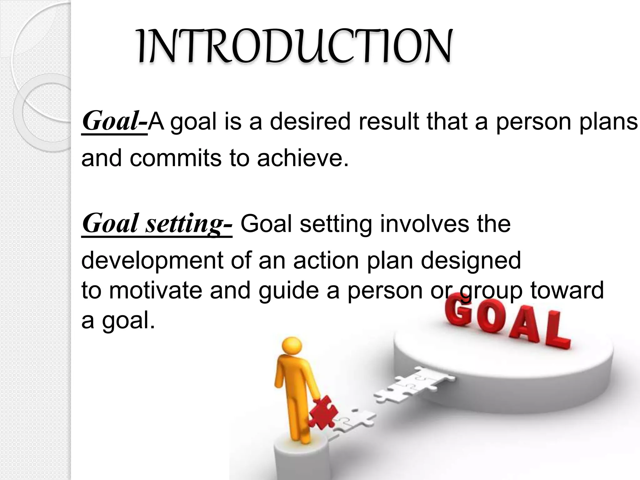 PPT on Goal Setting | PPTX