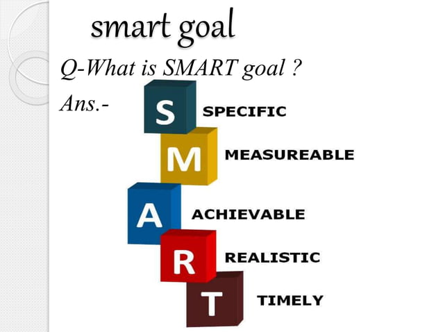 PPT on Goal Setting | PPTX | Science