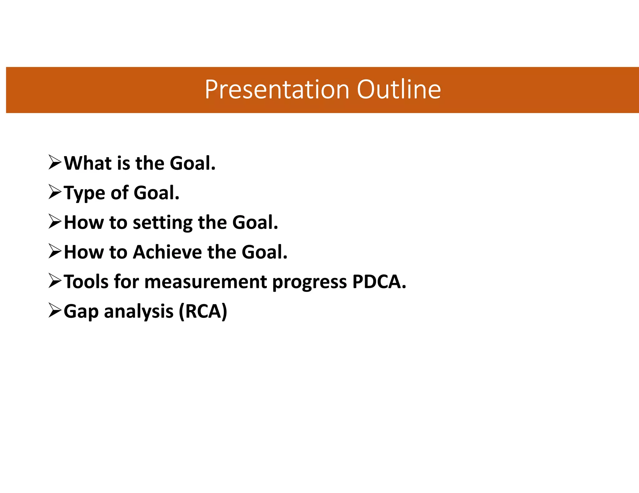Goal setting | PPT