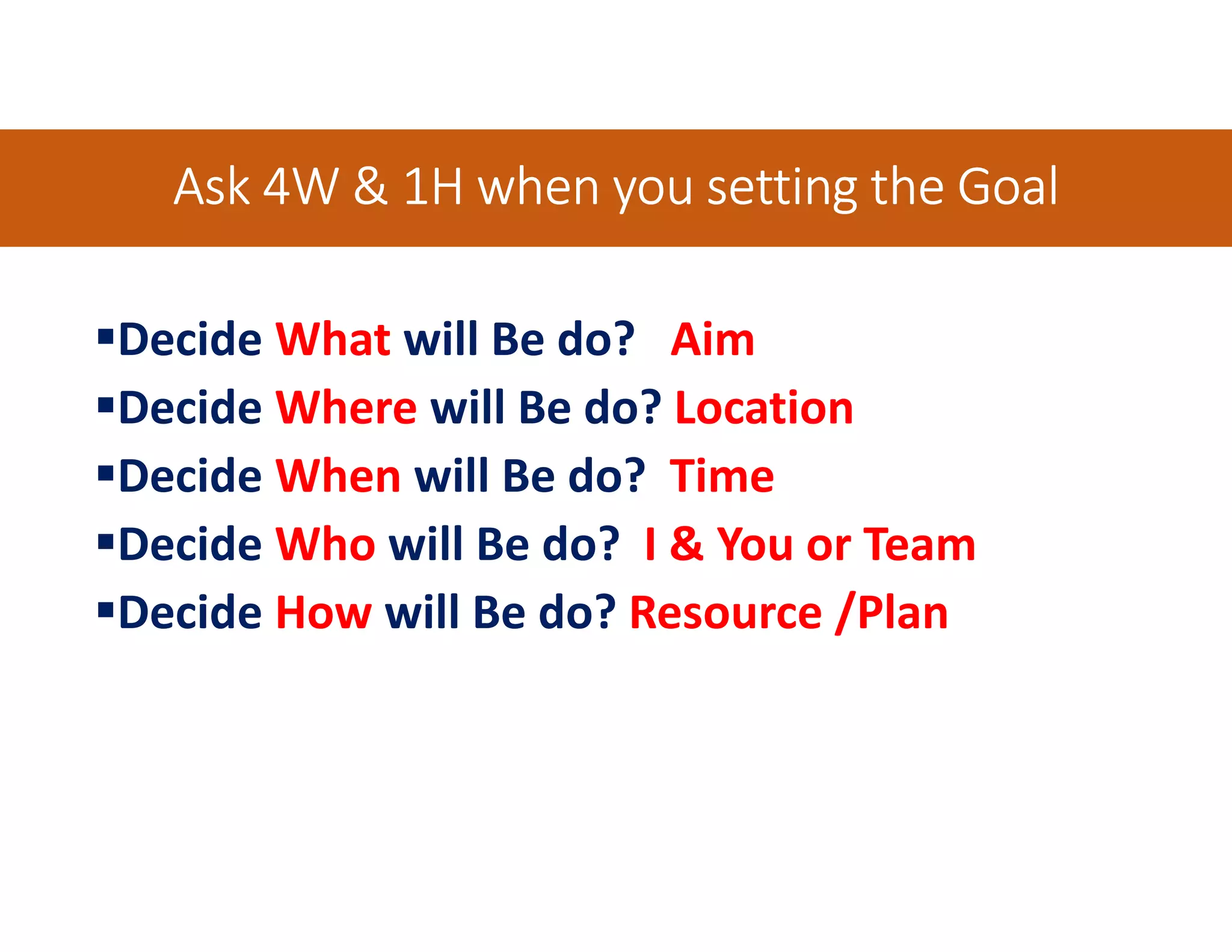 Goal setting | PPT