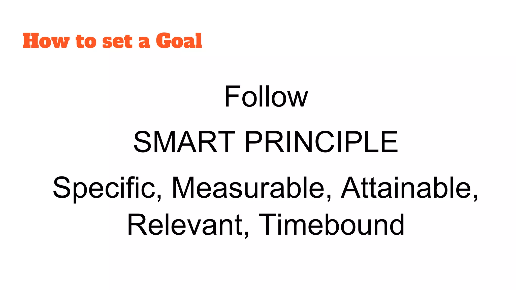 Goal setting | PPT