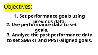Goal setting my topic during In service Trainingpptx | PPTX