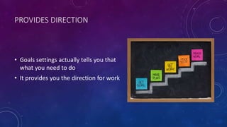 Goal setting and planning | PPTX