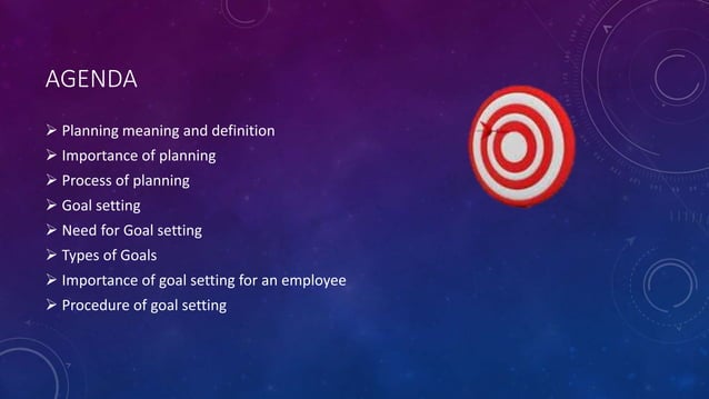 Goal setting and planning | PPTX
