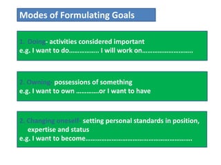 Goal setting and time management | PPTX