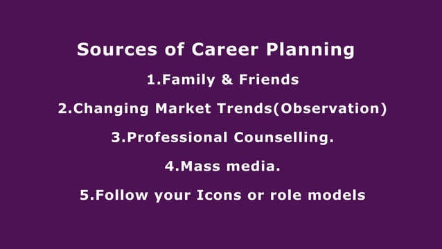 Goal setting&career planning | PPTX