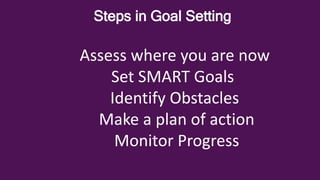 Goal setting&career planning | PPTX