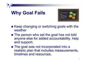 Goal Setting [Compatibility Mode] | PPT