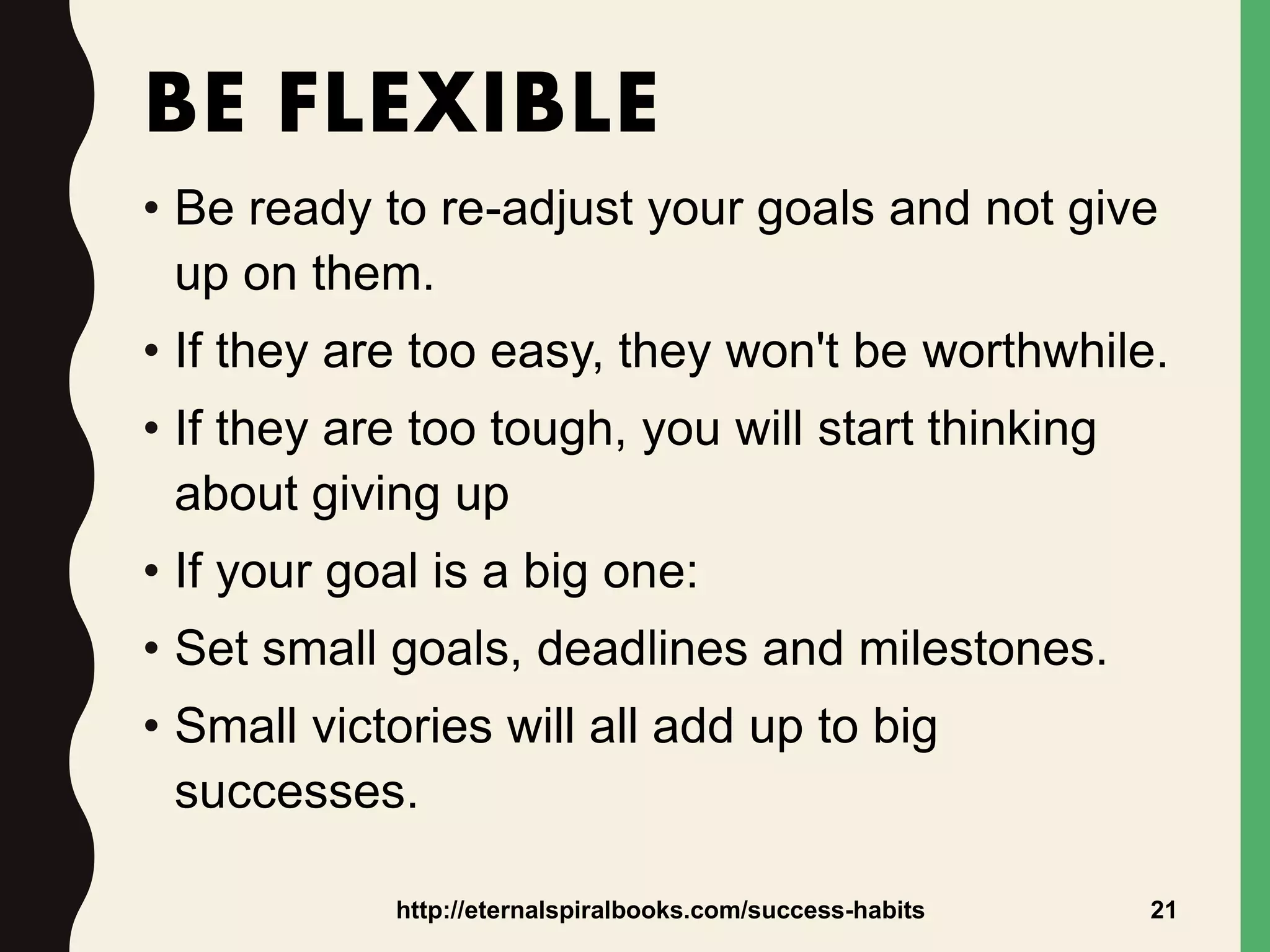Effective Goal Setting - Why You Should Use Goal Setting | PPTX