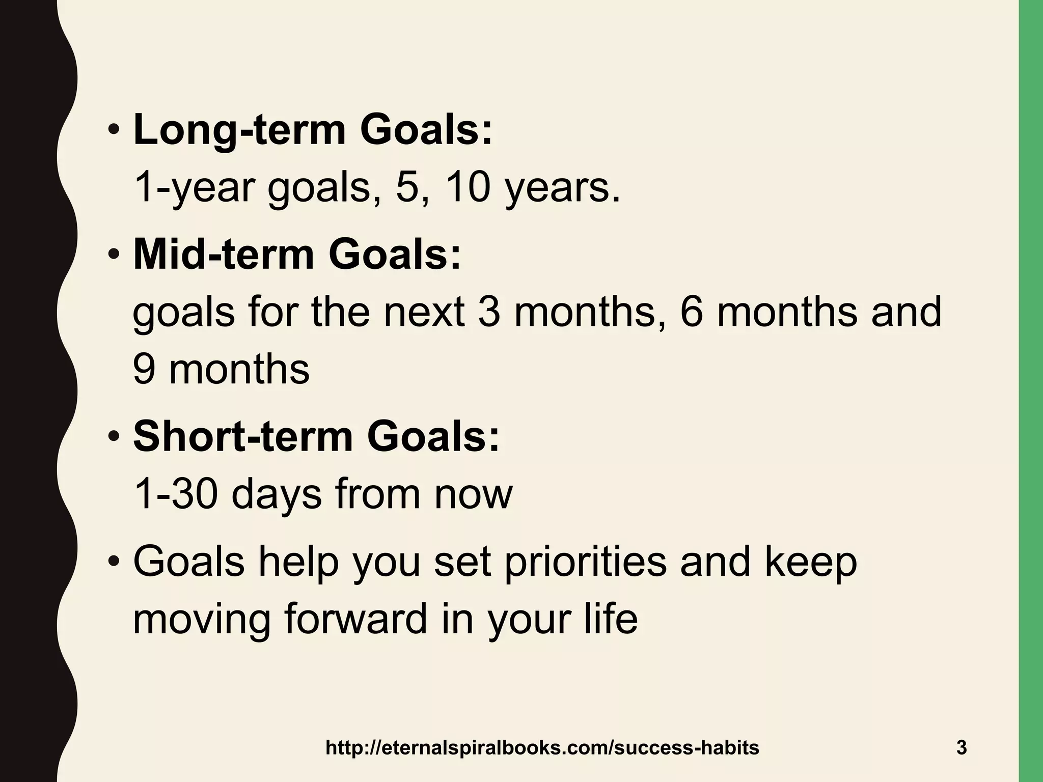 Effective Goal Setting - Why You Should Use Goal Setting | PPTX