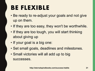 Effective Goal Setting - Why You Should Use Goal Setting | PPTX