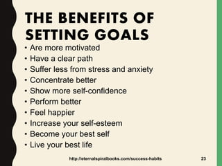 Effective Goal Setting - Why You Should Use Goal Setting | PPTX