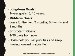 Effective Goal Setting - Why You Should Use Goal Setting | PPTX