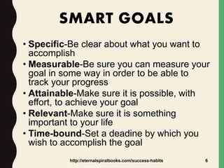 Effective Goal Setting - Why You Should Use Goal Setting | PPTX