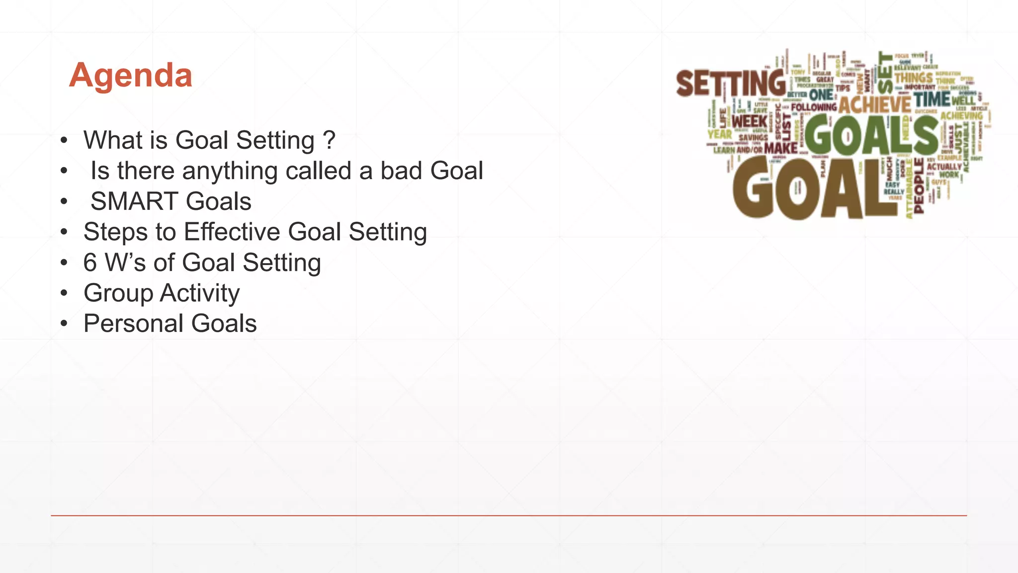 Goal Setting Process Exercise | PDF