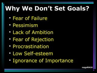 Goal Setting for Students | PPT