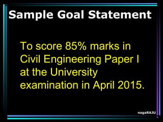 Goal Setting for Students | PPT