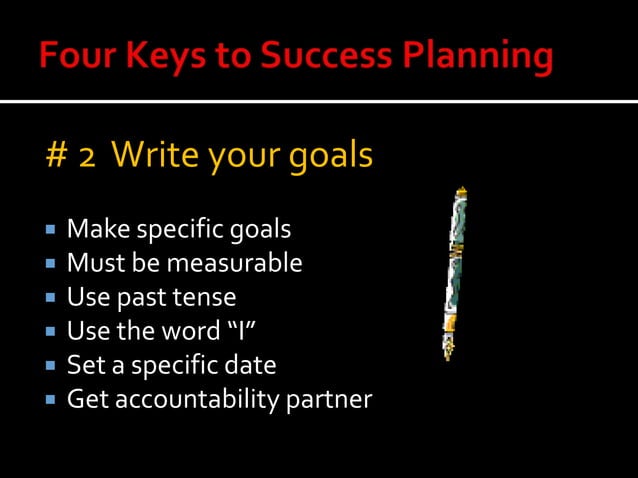 Goal setting for success 1 hour | PPT