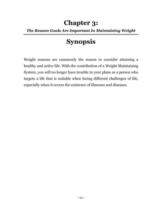 Goal setting for weight management | PDF