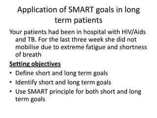 Goal setting in clinical practice | PPTX