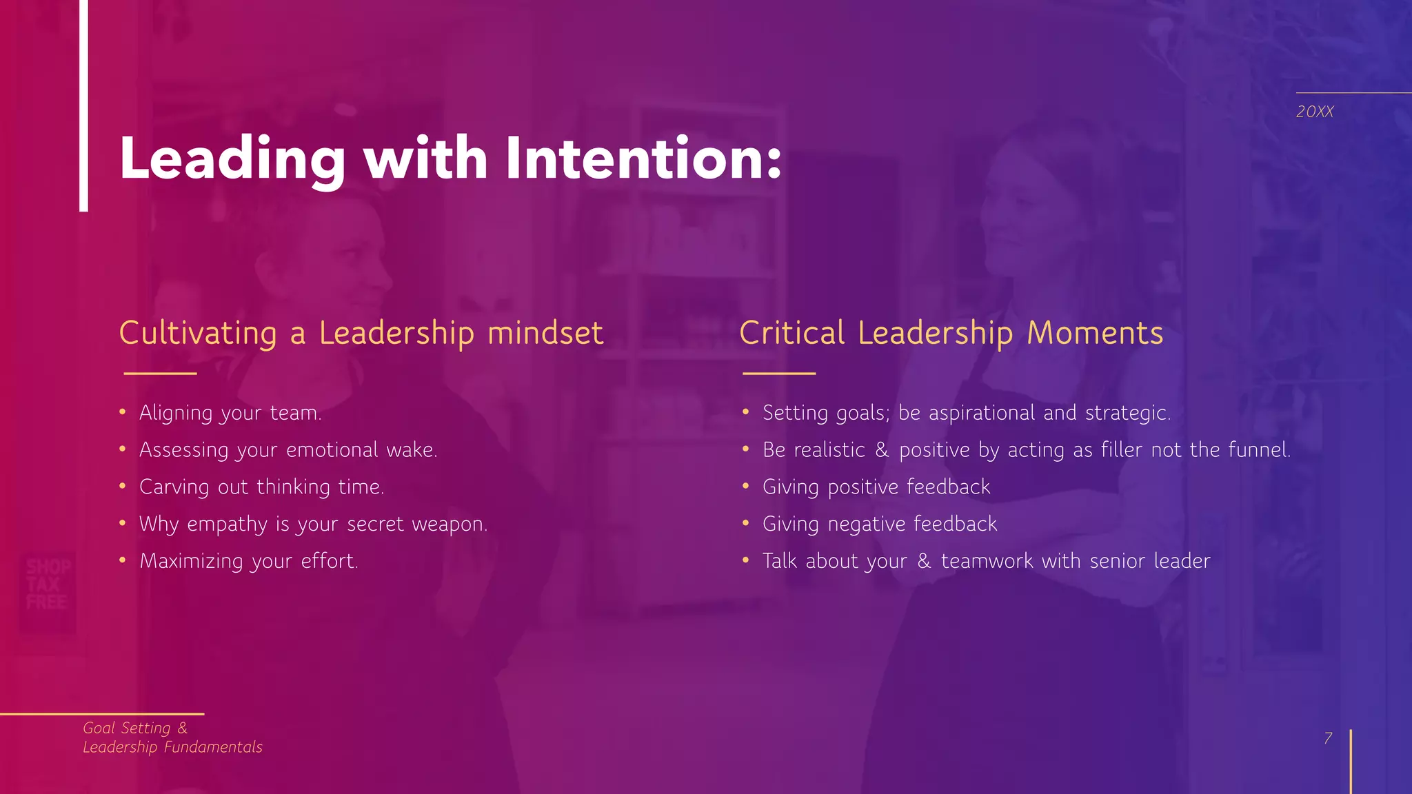 Goal setting & leadership fundamentals | PPT