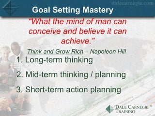 Goal Setting Mastery | PPT