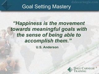 Goal Setting Mastery | PPT