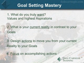 Goal Setting Mastery | PPT