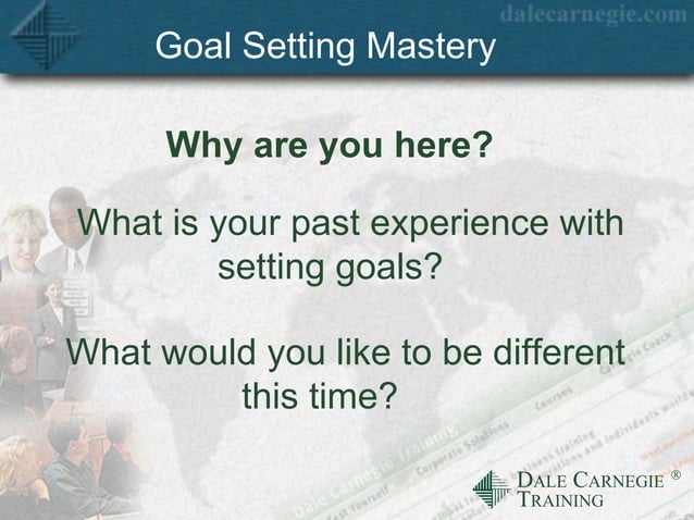 Goal Setting Mastery | PPT | Hunting and Shooting | Sports
