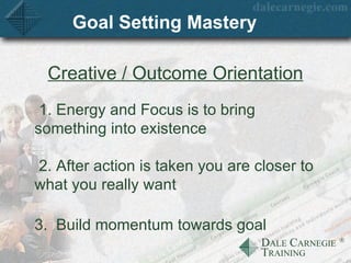 Goal Setting Mastery | PPT