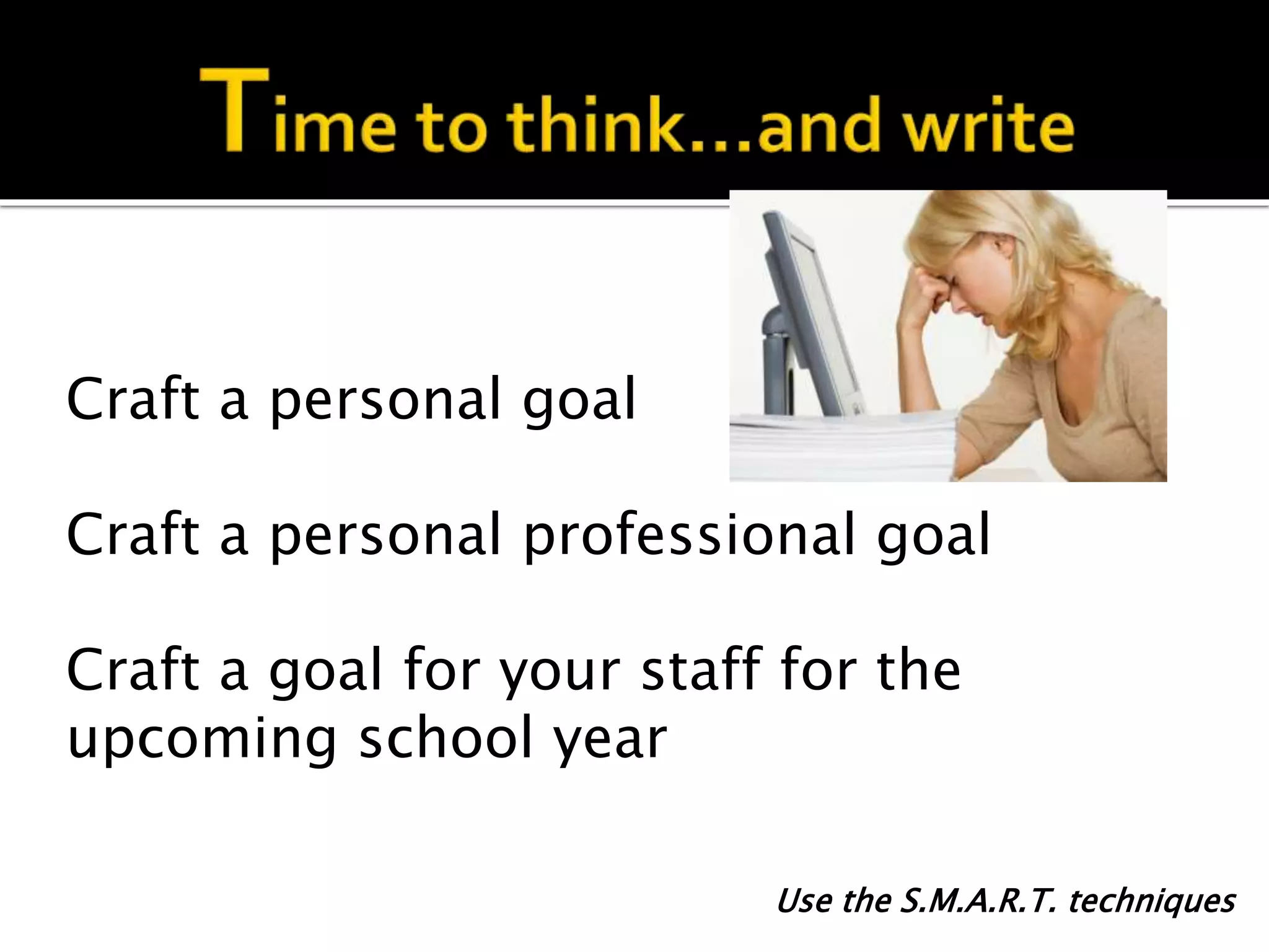 Goal setting / S.M.A.R.T Goal Setting easy steps | PPTX