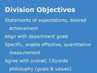Goal Setting & Performance Measurement Training | PPT