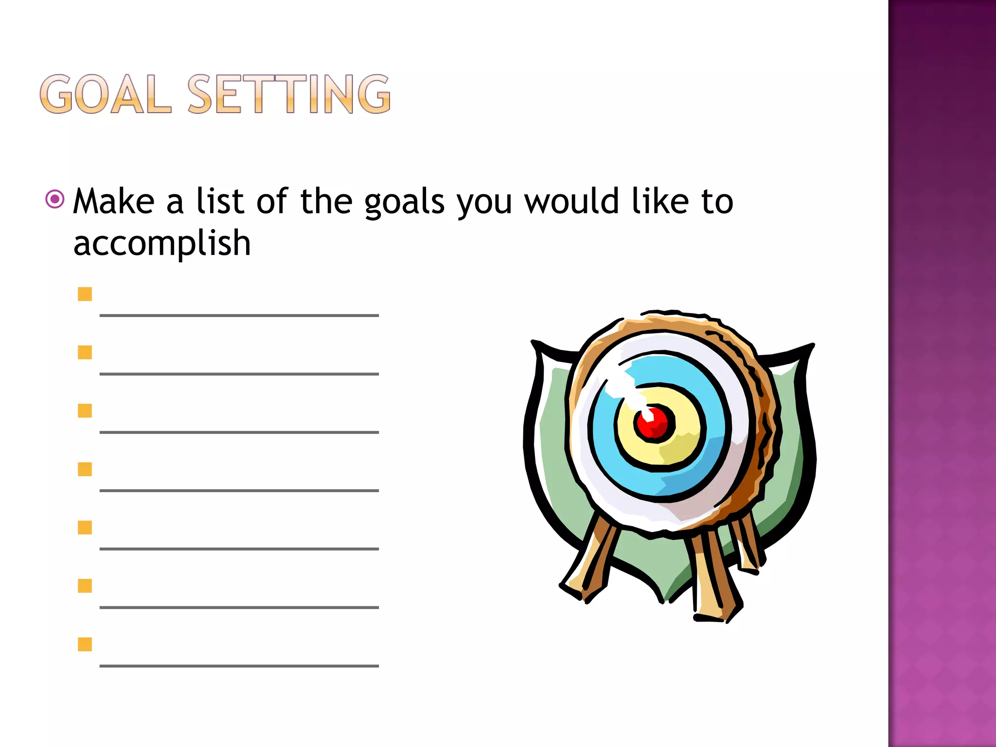 Goal setting ppt | PPT